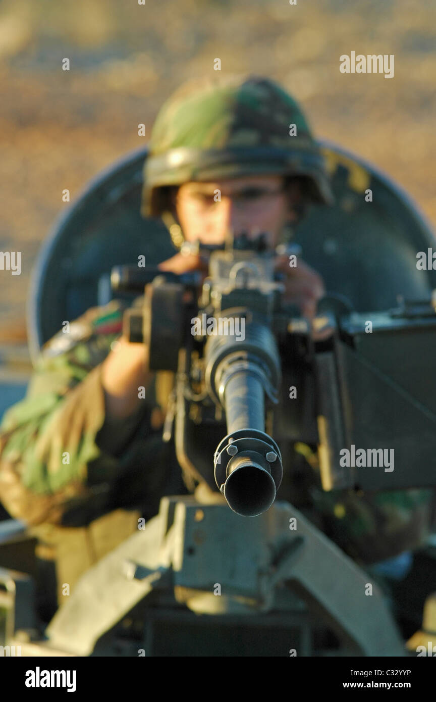 Anti-Aircraft Machine Gun Stock Photo - Alamy