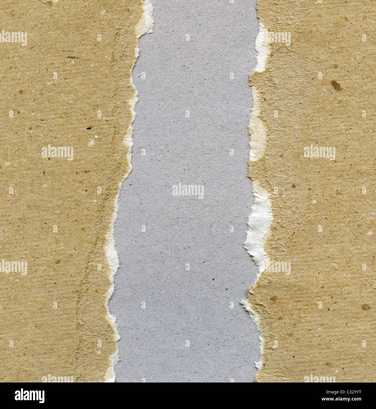 Textured torn recycled paper with natural fiber parts Stock Photo - Alamy
