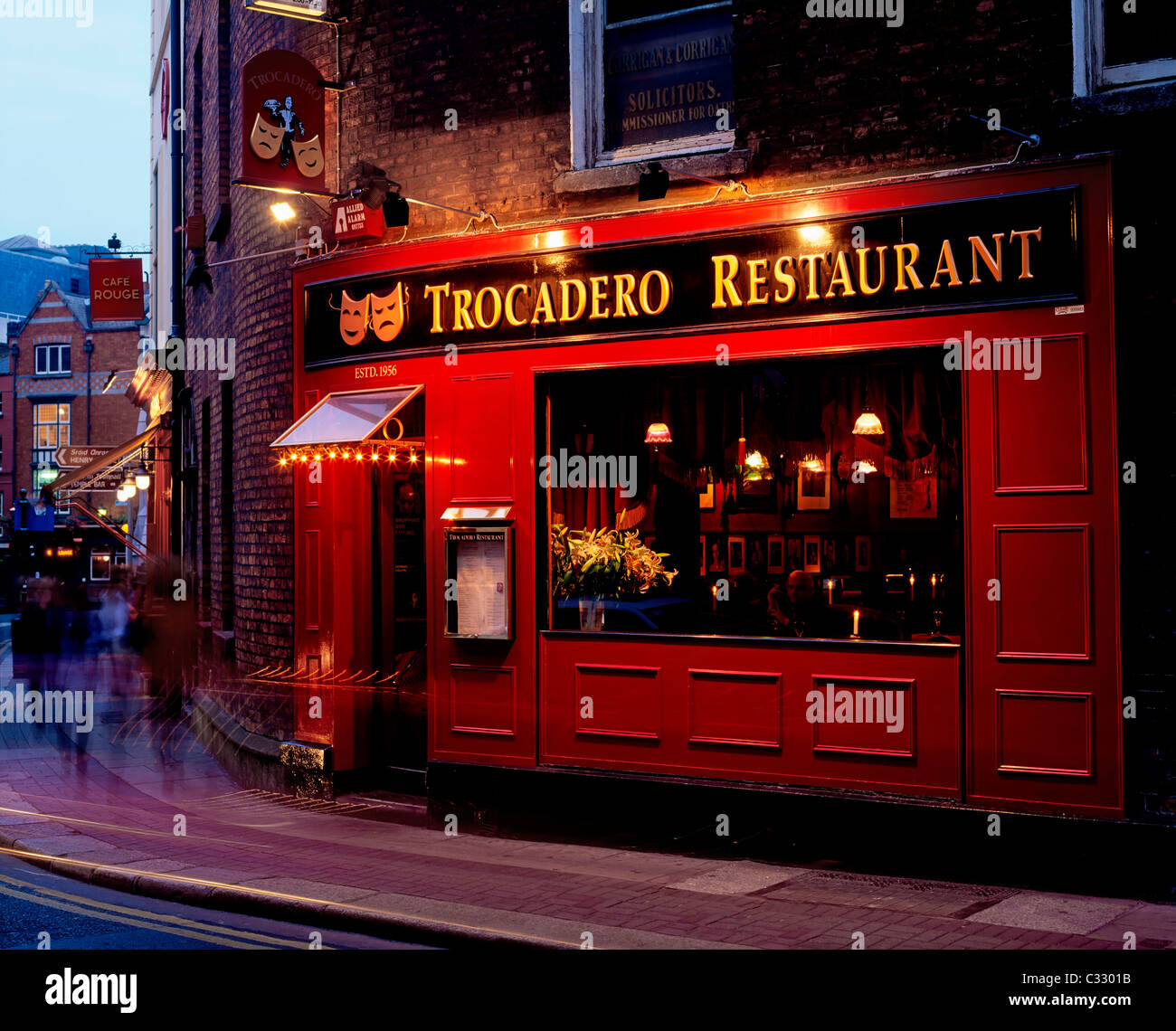 Dublin, Co Dublin, Ireland, Trocadero Restaurant Stock Photo - Alamy