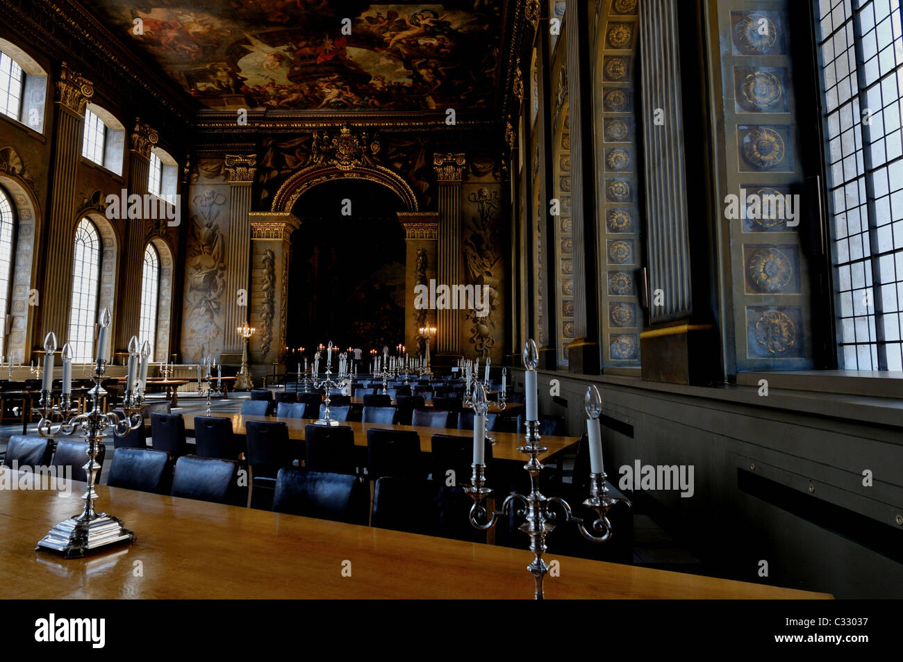 Old royal naval college painted hall hi-res stock photography and ...