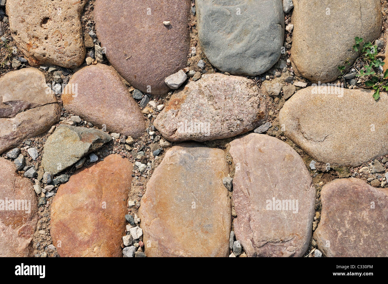 Stone path background Stock Photo - Alamy