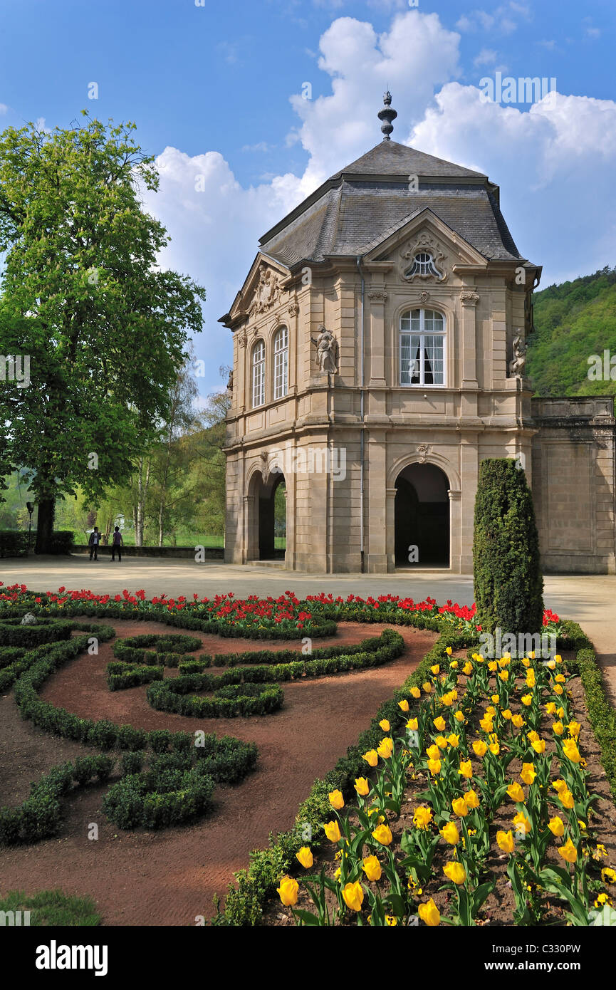 The rococo pavilion and municipal park at Echternach, Grand Duchy of ...
