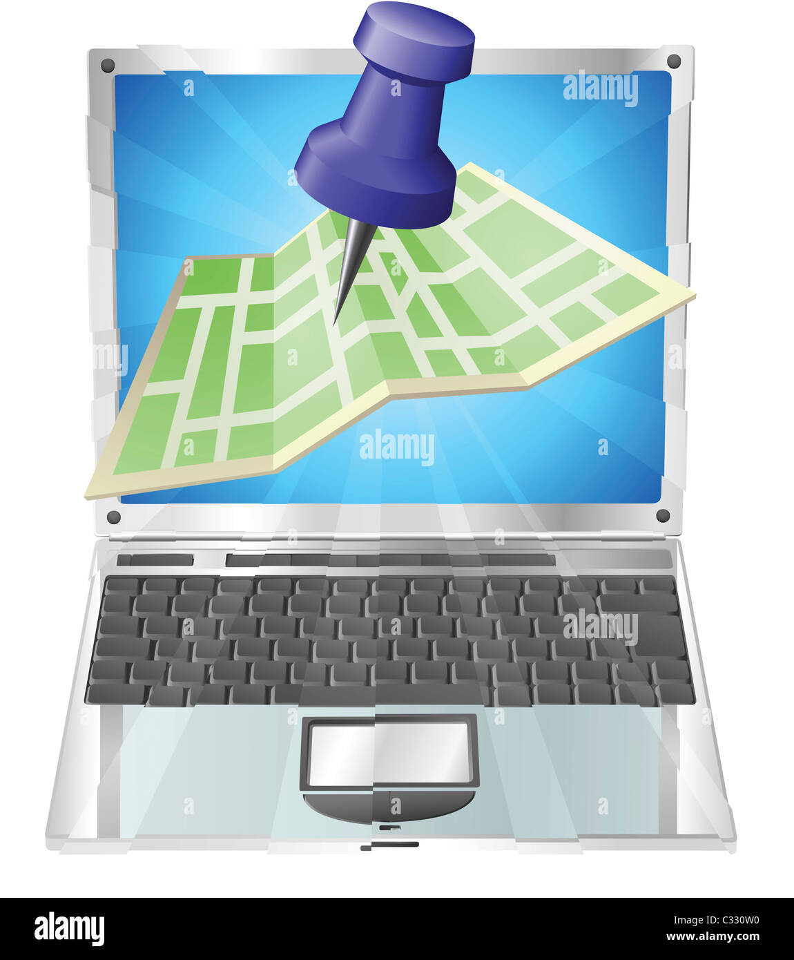 Streetmap perspective hi-res stock photography and images - Alamy