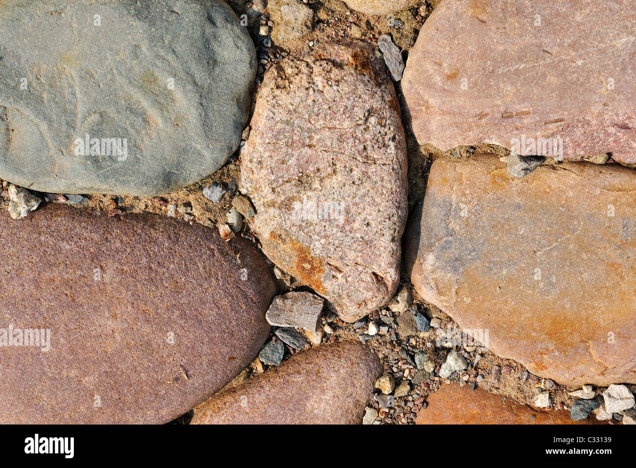 Stone path background Stock Photo - Alamy