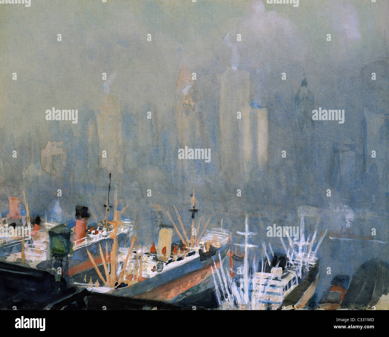 New York City skyline from Brooklyn Harbor Stock Photo - Alamy