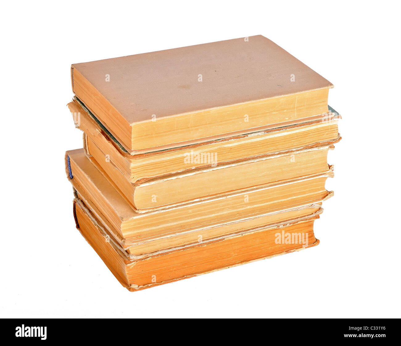 Old books isolated white background antique hi-res stock photography ...