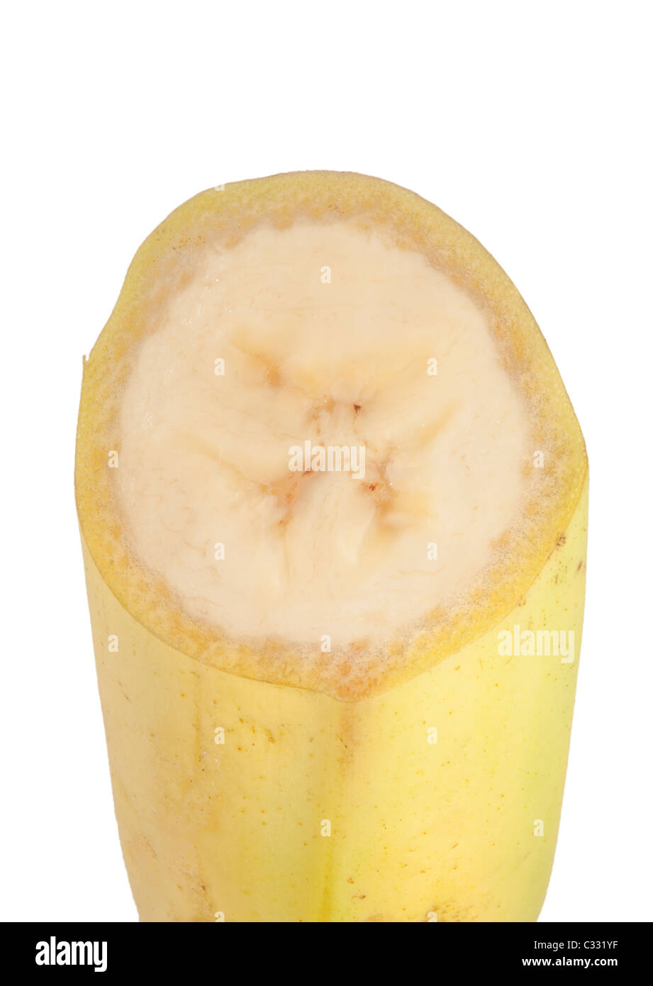 Half of banana hi-res stock photography and images - Alamy