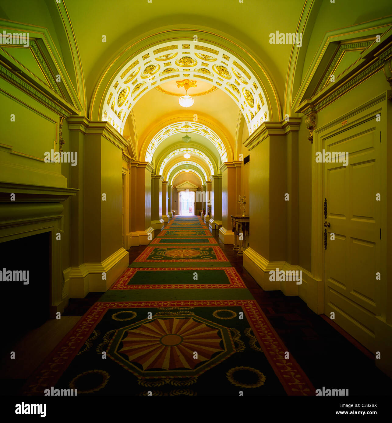 Dublin, Co Dublin, Ireland, Dublin Castle, State Corridor, State ...