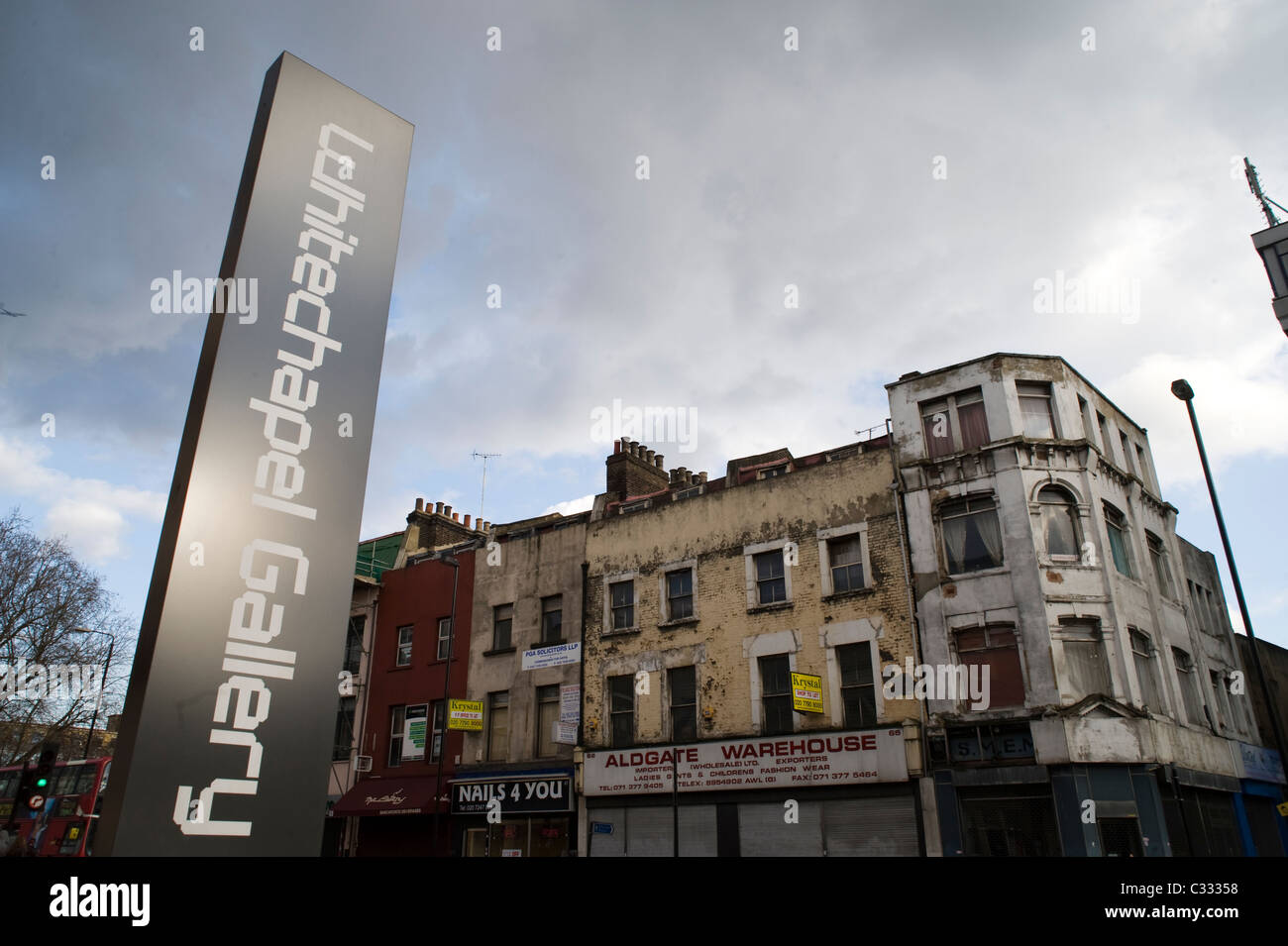 Whitechapel art gallery sign hi-res stock photography and images - Alamy