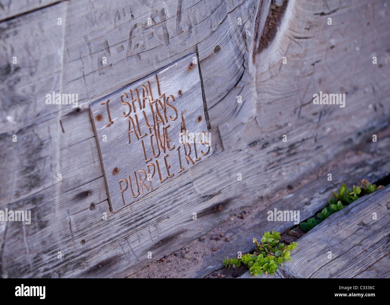 Carved message hi-res stock photography and images - Alamy