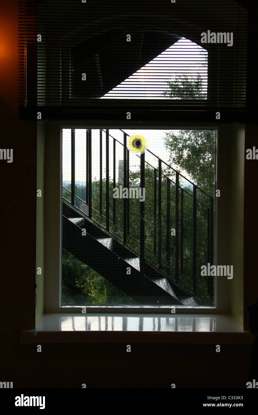 Staircase fire hi-res stock photography and images - Alamy