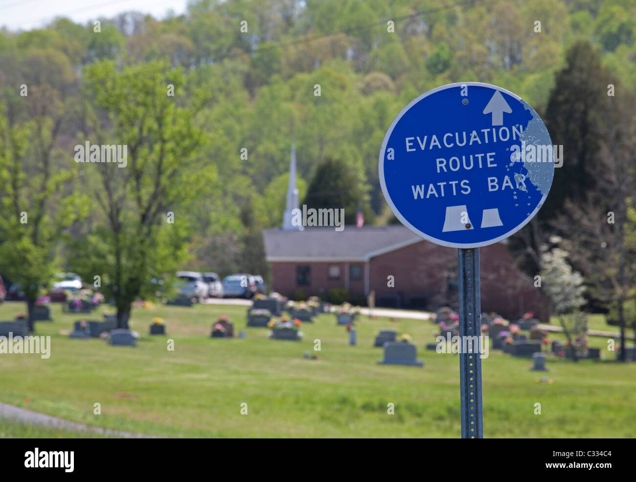 Evacuation Route for Emergency at Nuclear Power Plant Stock Photo - Alamy