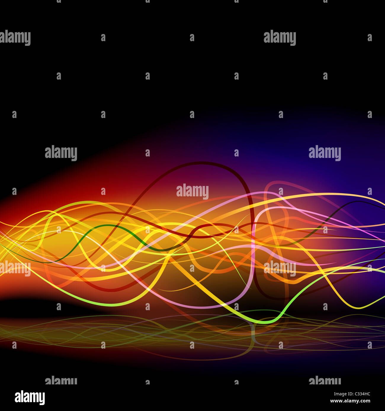 An image of an electric energy wave background Stock Photo - Alamy