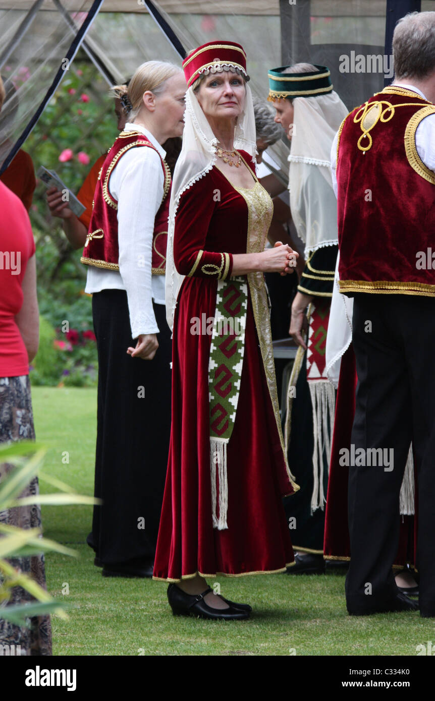 Armenian Dancers at Bakewell . In Bath Gardens on the International Day ...