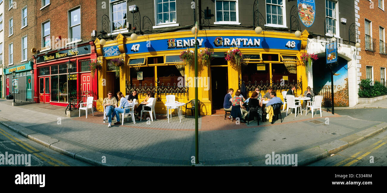 Dublin, Co Dublin, Ireland, The Henry Grattan Pub On Baggot Street ...