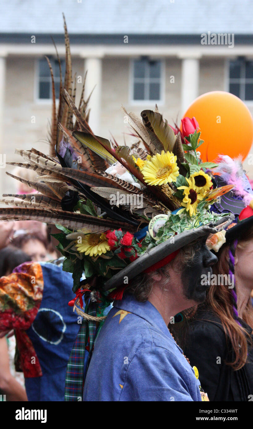 Black Pig Border Morris Headdress at Bakewell International Day of ...