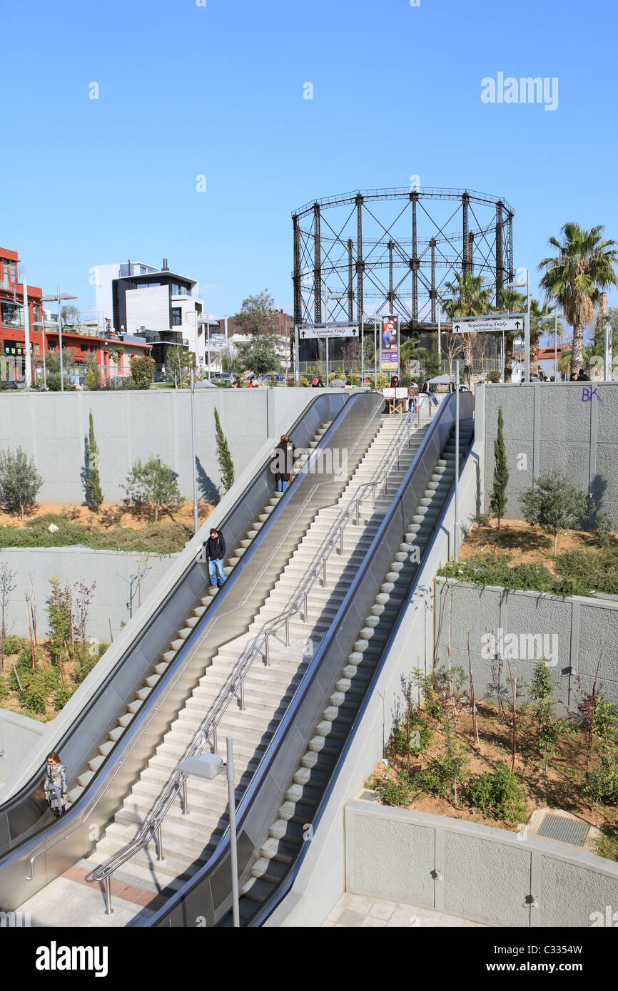 greece attika athens the area known as gazi or technopolis Stock Photo ...