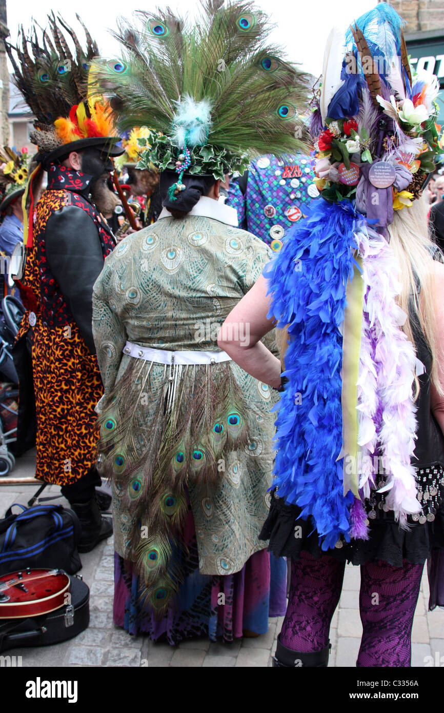 Costumes of Black Pig Border Morris Stock Photo - Alamy