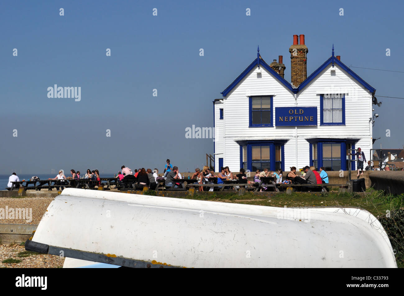 Old Neptune Pub, Whitstable Stock Photo - Alamy