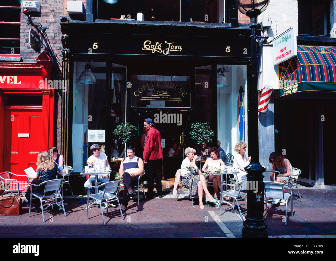 Dublin, Co Dublin, Ireland, Cafe Java Stock Photo - Alamy
