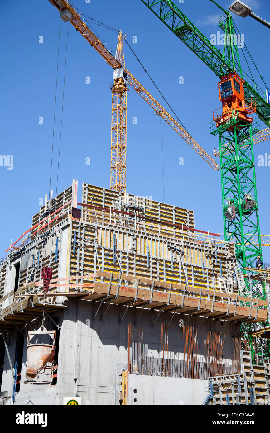 Construction site during daylight Stock Photo - Alamy