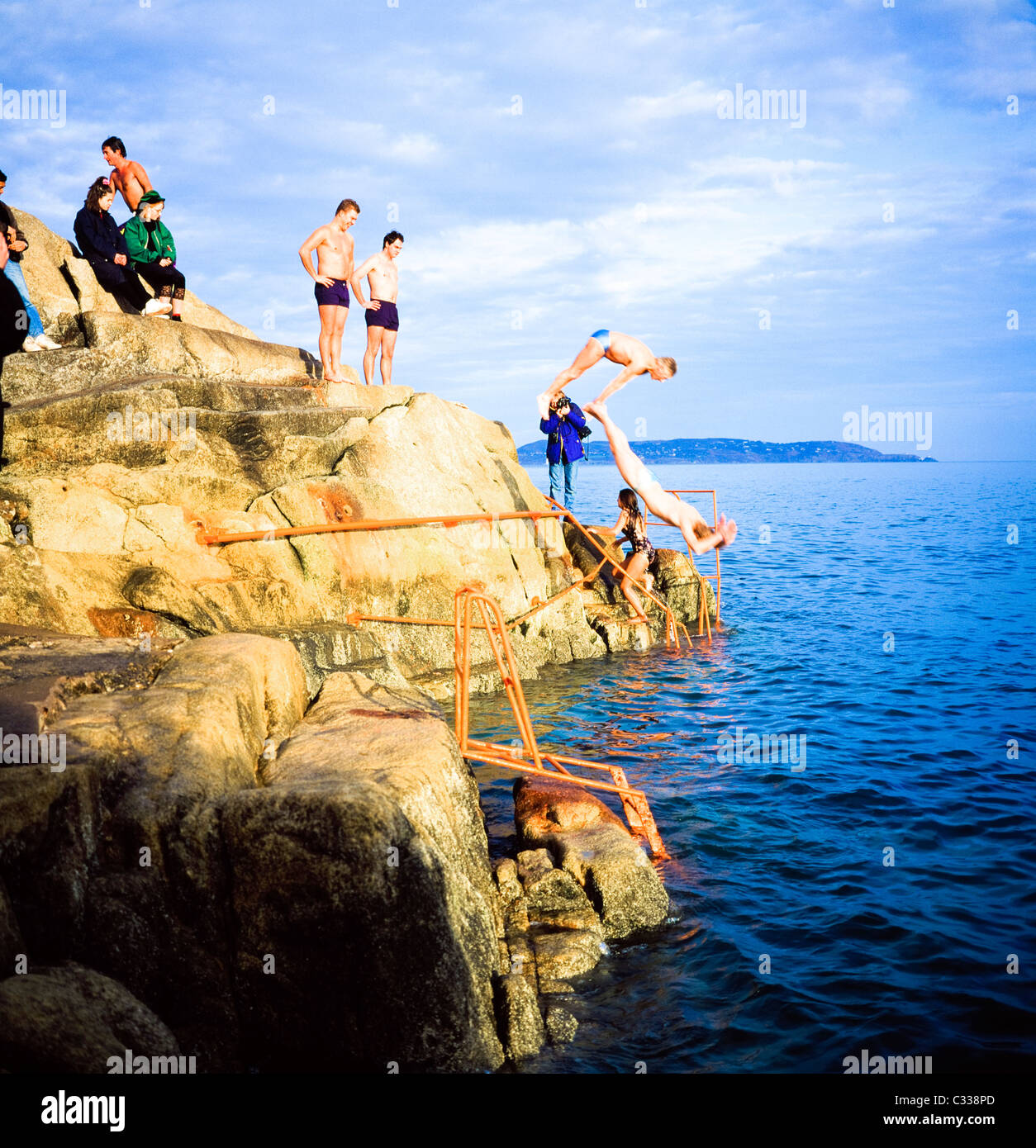 Sandycove, Co Dublin, Ireland, Forty Foot Stock Photo - Alamy