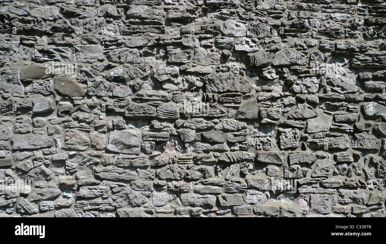 Castle stone wall Stock Photo - Alamy