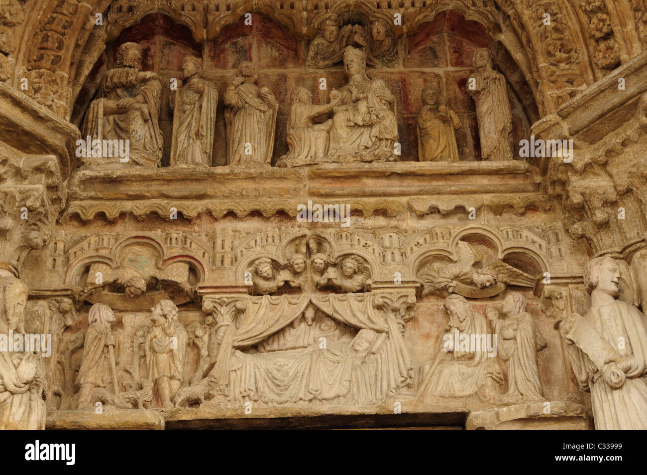 Tui cathedral, entrance portico Stock Photo - Alamy