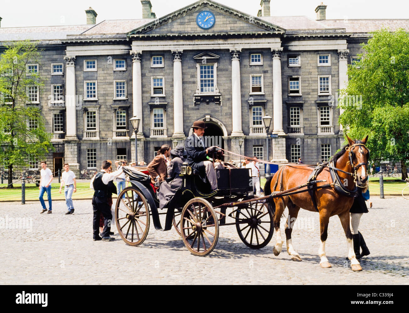 Dublin, Co Dublin, Ireland, Bloomsday At Trinity College Stock Photo ...