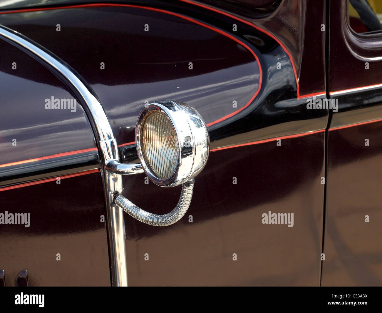 -Light of Classic Car Stock Photo - Alamy
