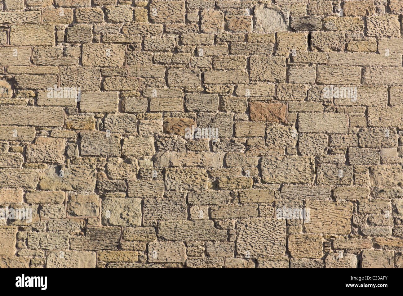 Stone wall - sandstone masonry Stock Photo - Alamy