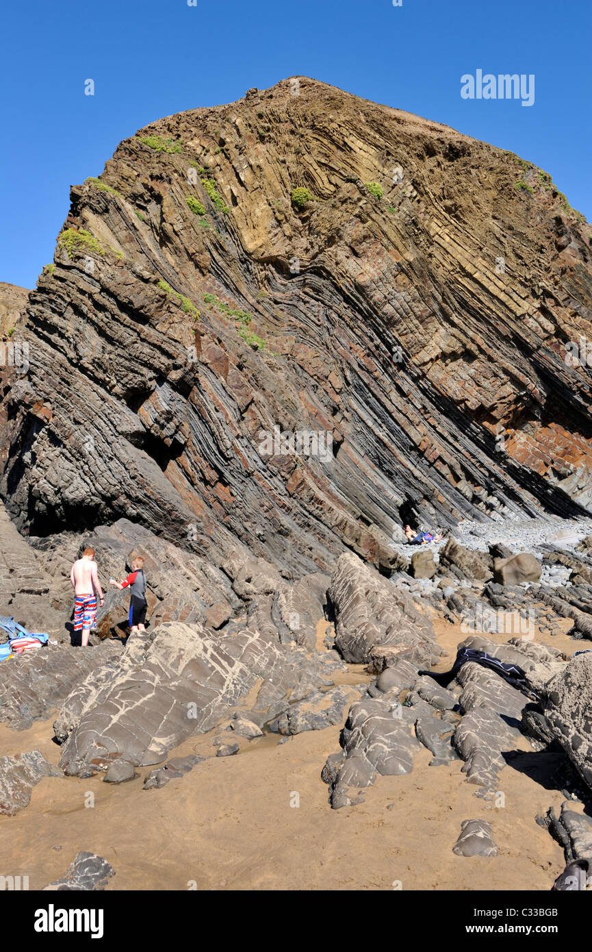 Uplift metamorphic rocks hi-res stock photography and images - Alamy