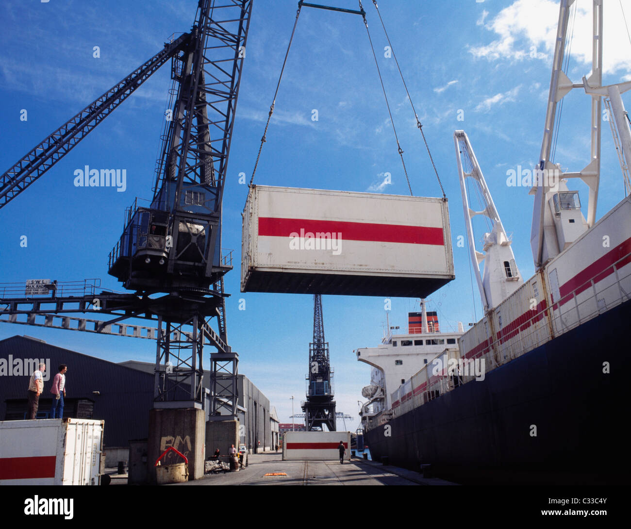Dublin, Co Dublin, Ireland, Container Docks Stock Photo - Alamy