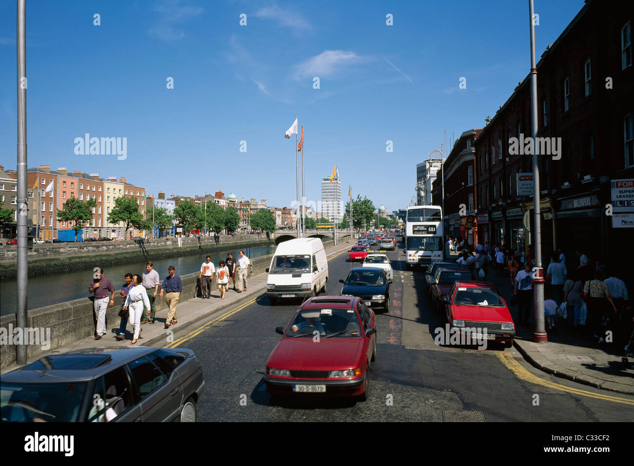Dublin, Co Dublin, Ireland, Burgh Quay Stock Photo - Alamy