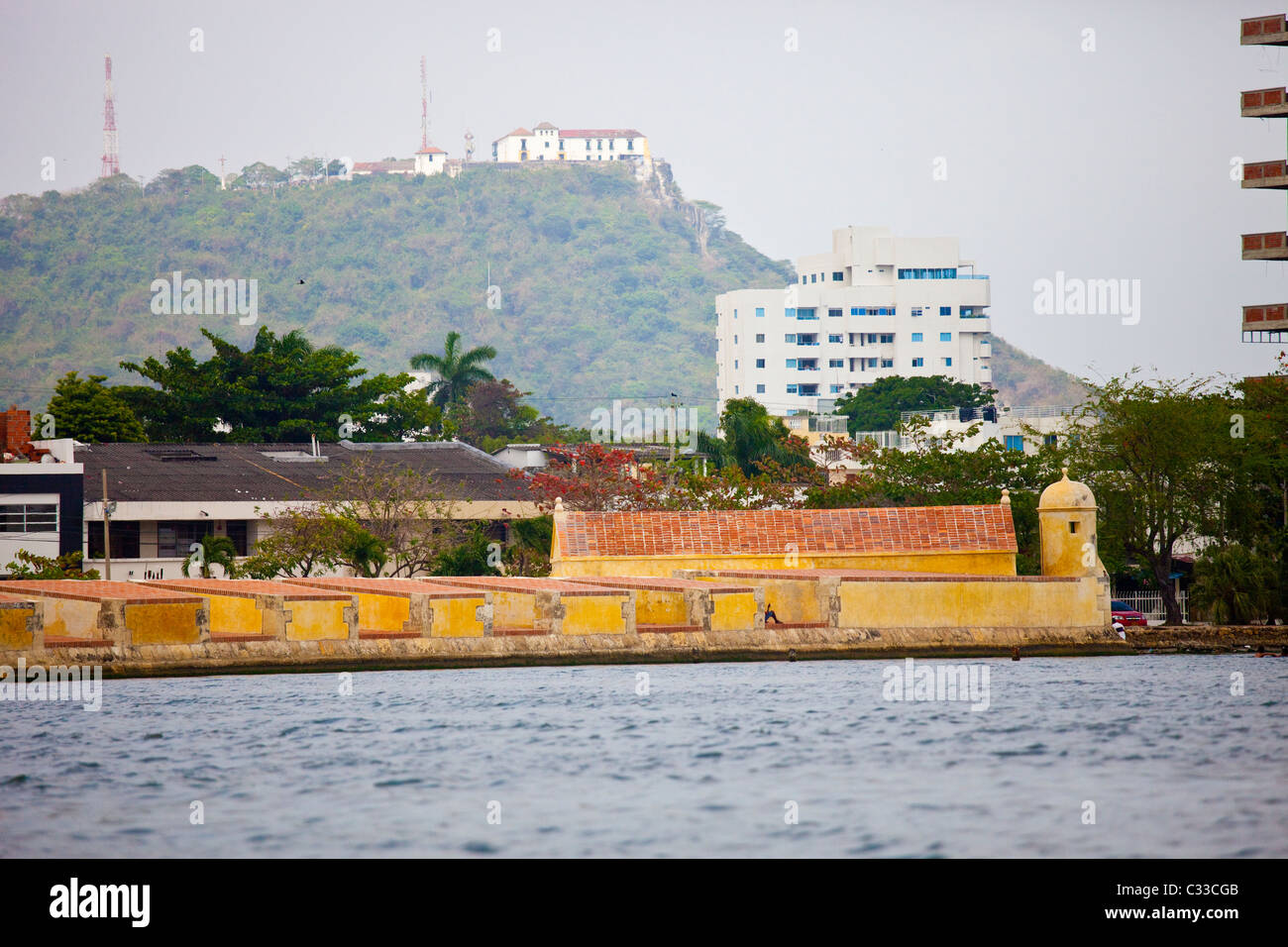 San Sebastian del Pastelillo Fort, Cartagena, Colombia Stock Photo - Alamy