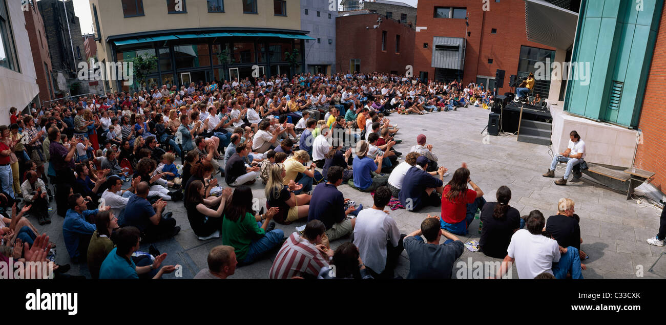Dublin,Co Dublin,Ireland;Crowd Attending The Guinness Blues Festival ...