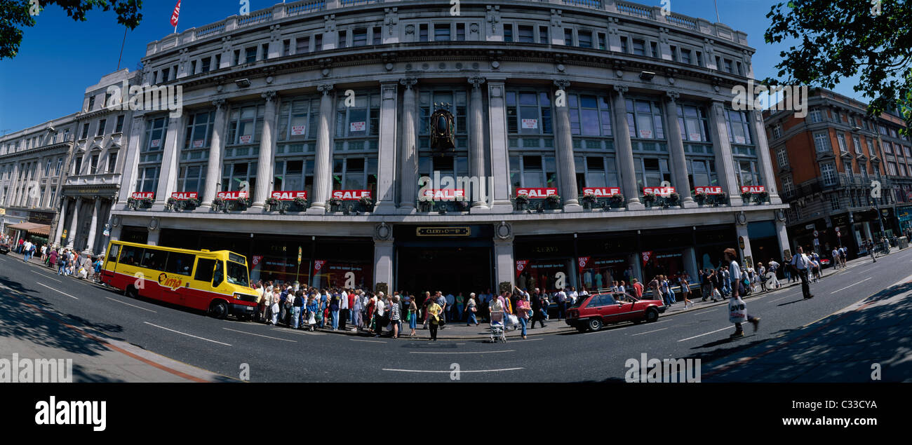 Dublin,Co Dublin,Ireland;Exterior View Of Clerys Department Store Stock ...