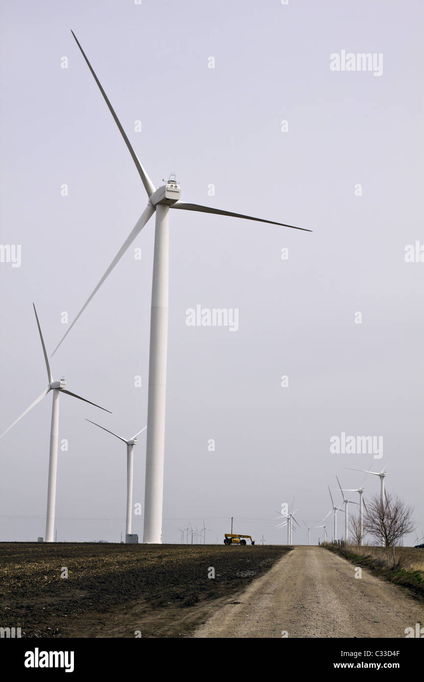 Wind Farm - construction Stock Photo - Alamy