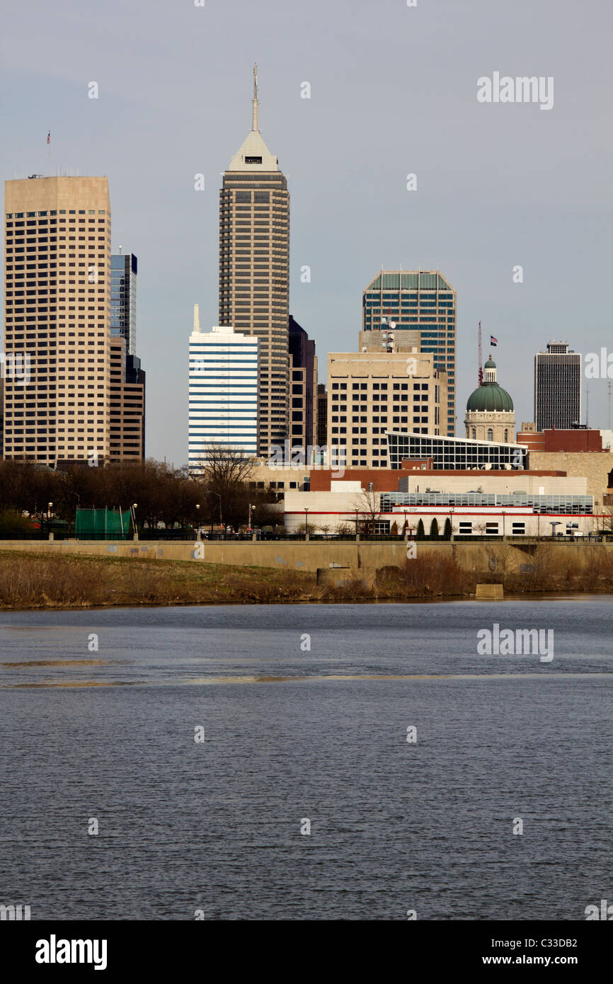 Indianapolis city view hi-res stock photography and images - Alamy