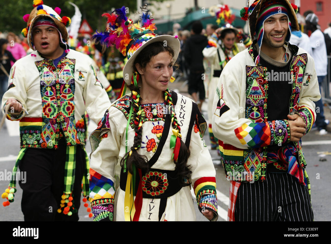 Rotterdam Summer Carnival Zommercarnaval people in bikini and costumes ...