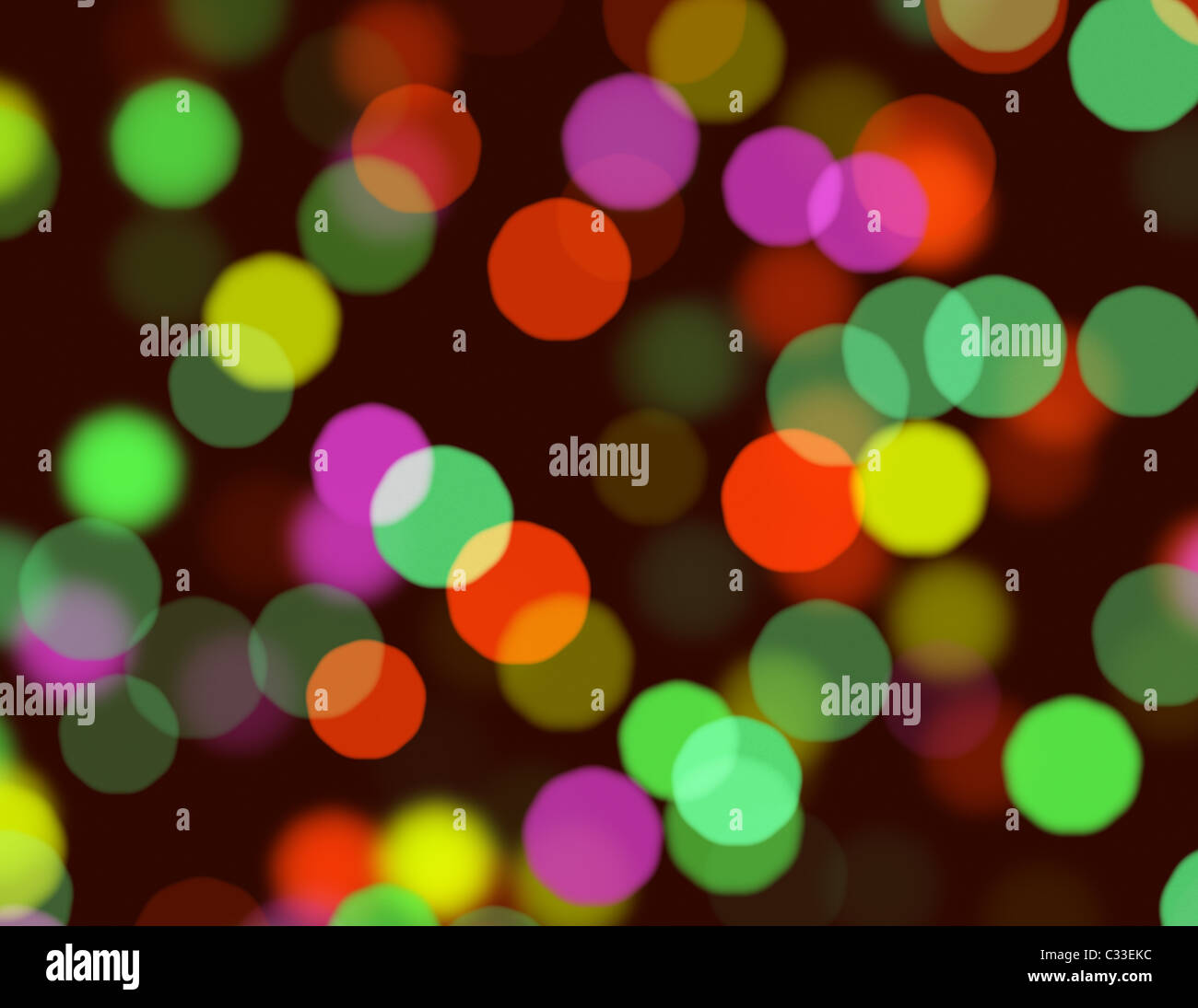 great bright colourful bokeh circles background image Stock Photo - Alamy