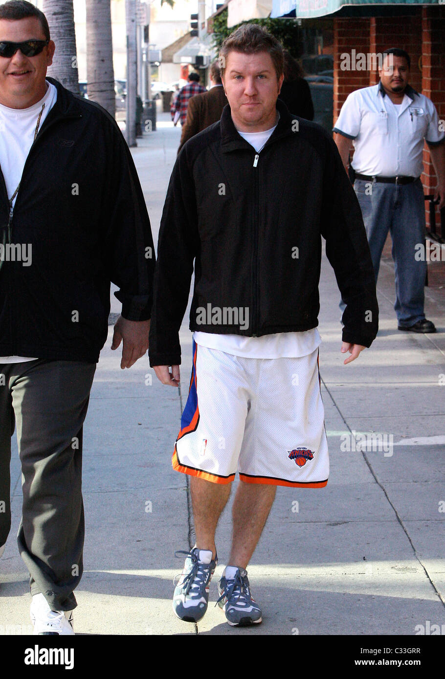American actor and stand-up comedian Nick Swardson (right) out and ...