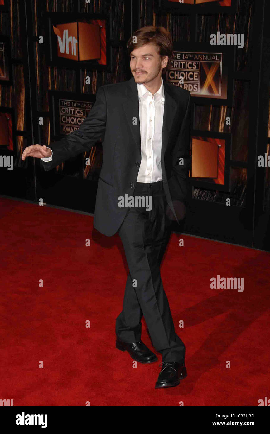 Emile Hirsch 14th Annual Critics' Choice Awards held at the Santa ...