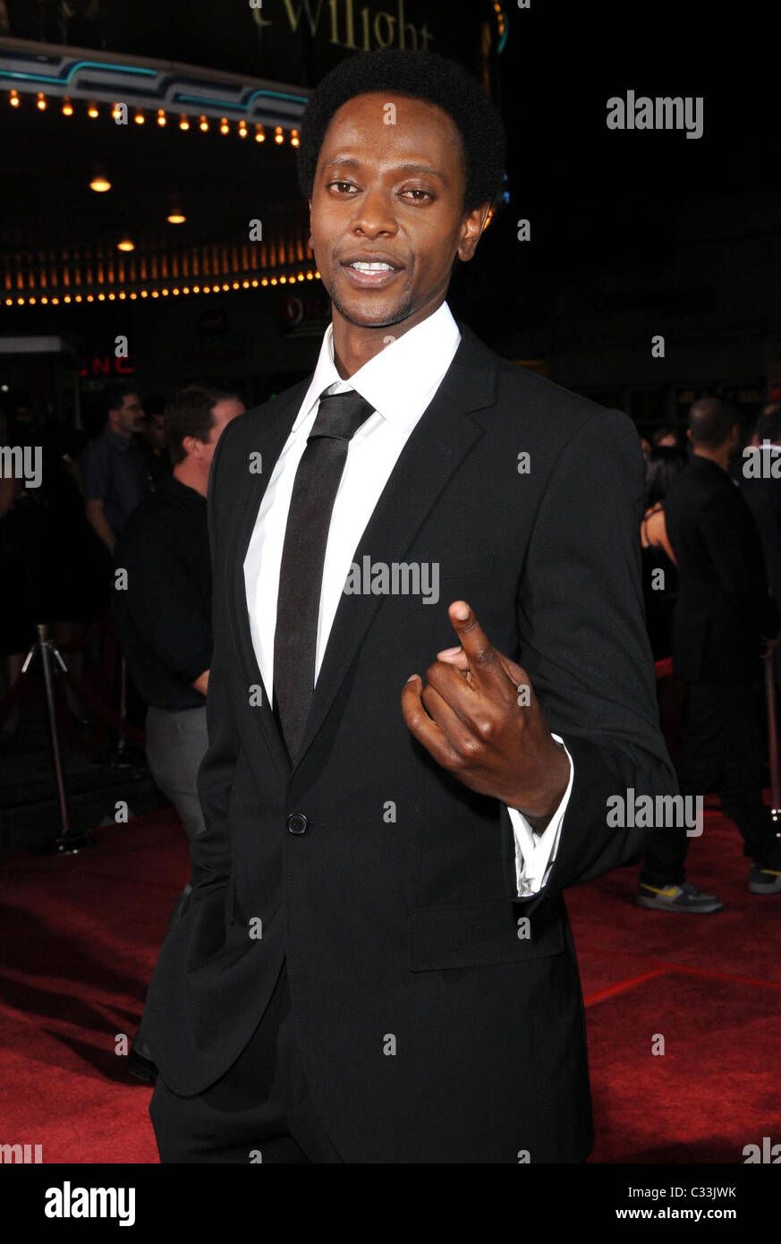 Edi Gathegi Los Angeles Premiere of 'Twilight' held at Mann Village ...