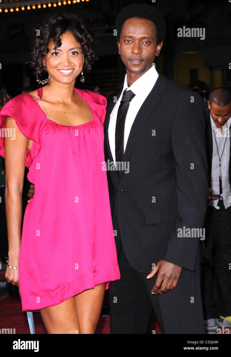 Edi Gathegi (r) and guest Los Angeles Premiere of 'Twilight' held at ...