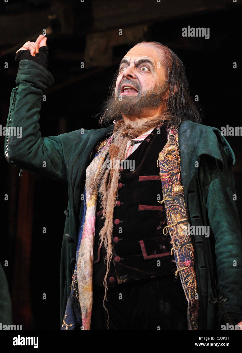 Rowan Atkinson as Fagin Oliver! - Photocall held at the Theatre Royal ...