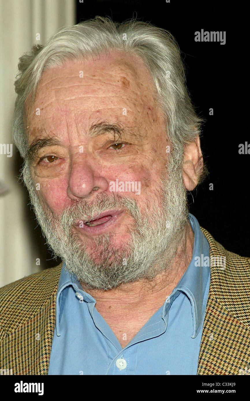 Stephen Sondheim opening night of the new musical 'Road Show' at The ...