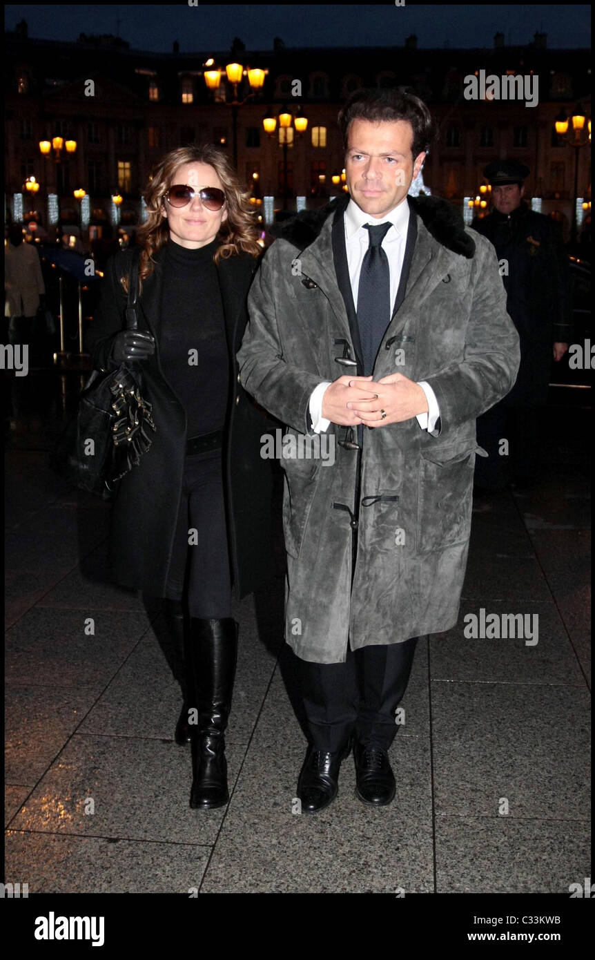 Geri Halliwell and her boyfriend Fabrizio Politi out and about in Paris ...