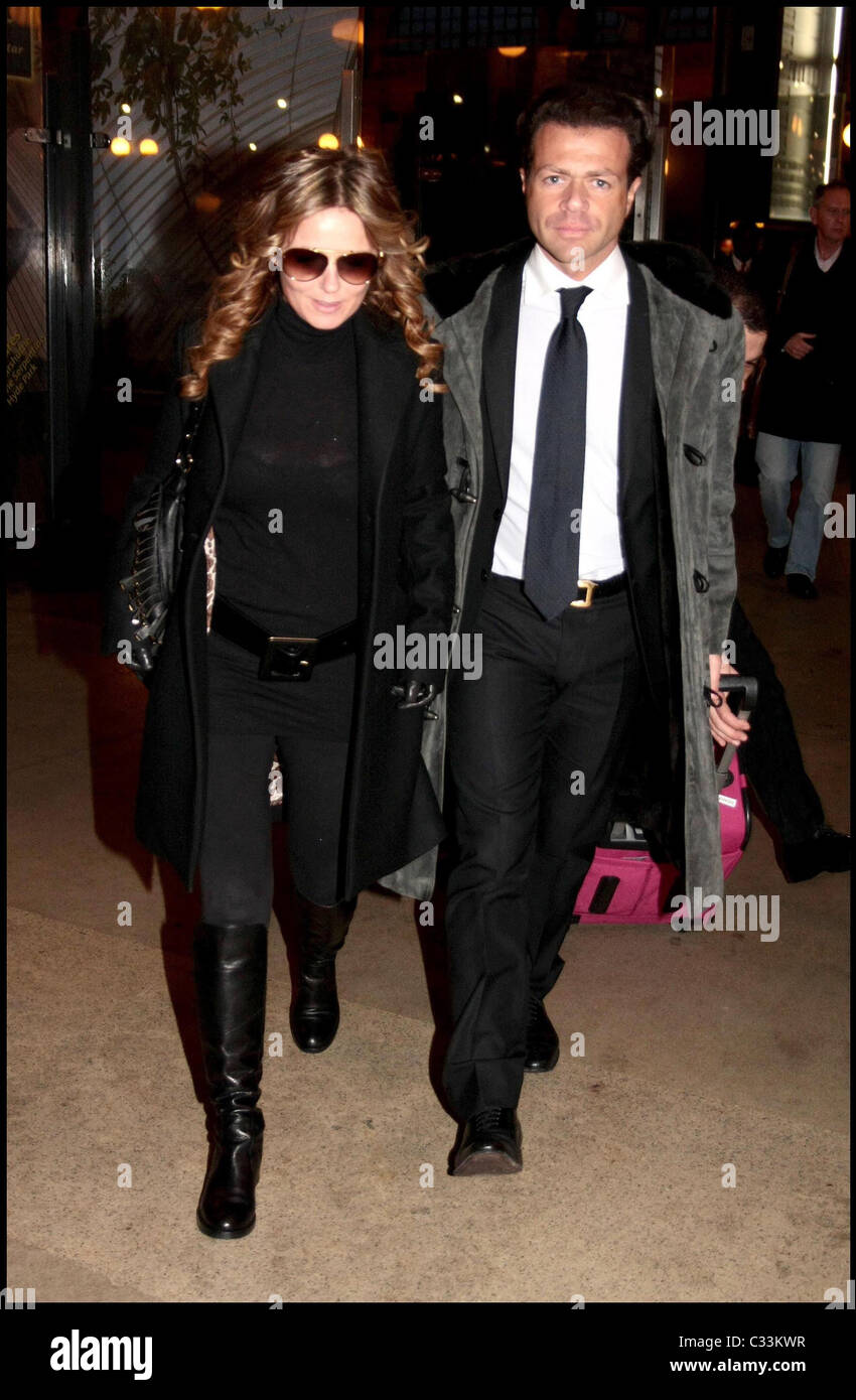 Geri Halliwell and her boyfriend Fabrizio Politi out and about in Paris ...