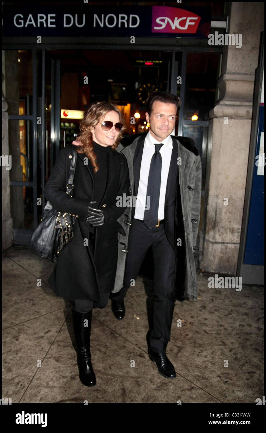 Geri Halliwell and her boyfriend Fabrizio Politi out and about in Paris ...